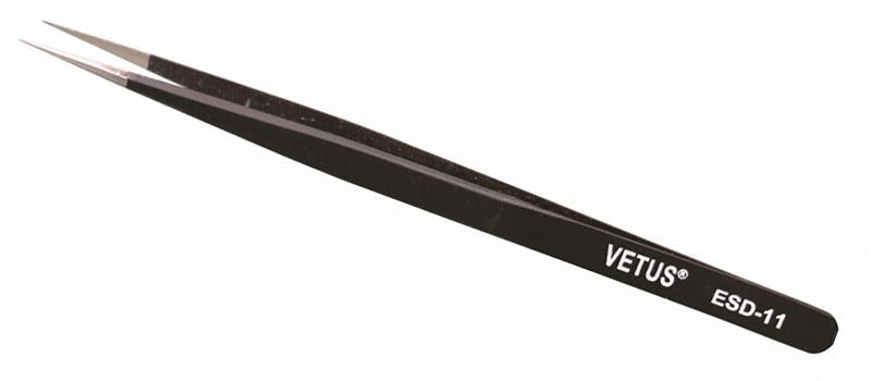 ESD-11 Vetus Precision Electro Static Discharge Safe Stainless Tweezers ...